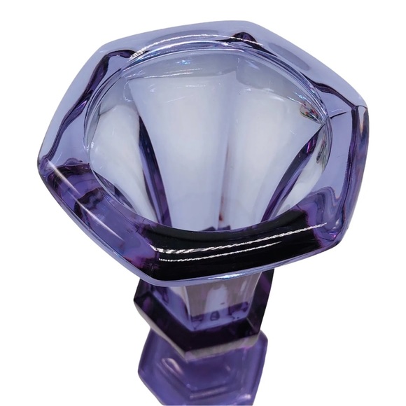 Moser | Art | Moser Glass Neodymium Alexandrite Crystal Trumpet Vase ...
